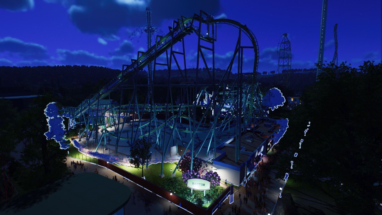 Cedar Point Raptor - Planet Coaster 2 creation - Frontier Workshop