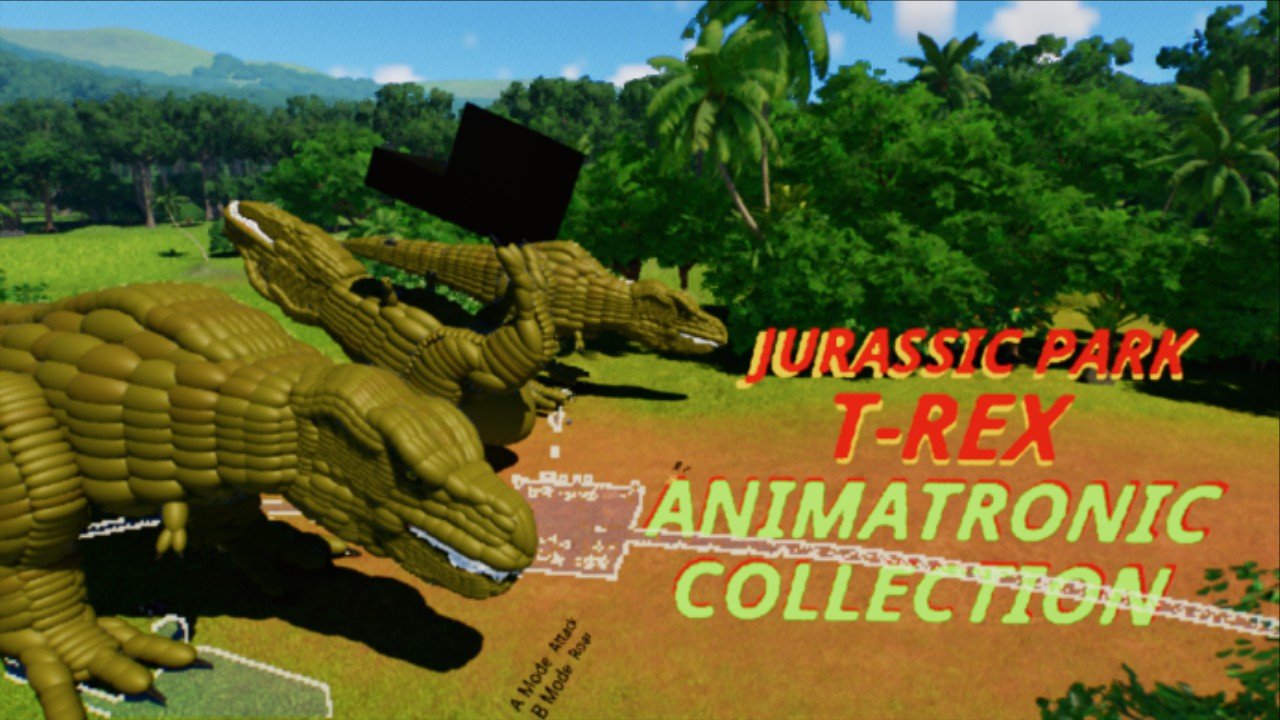 Dinosaur Jurassic Park T-Rex V5.0 - Planet Coaster 2 creation ...