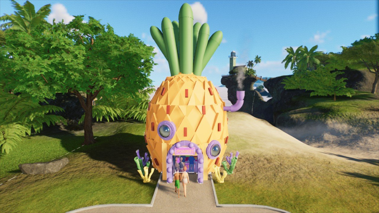 Spongebob Squarepants Pineapple Juice Bar - Workshop - Planet Coaster 2