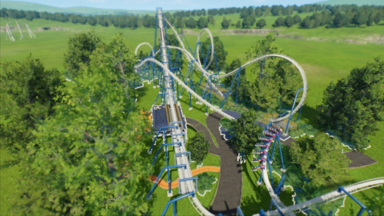 Afterburn Carowinds - Planet Coaster 2 mod - Frontier Workshop