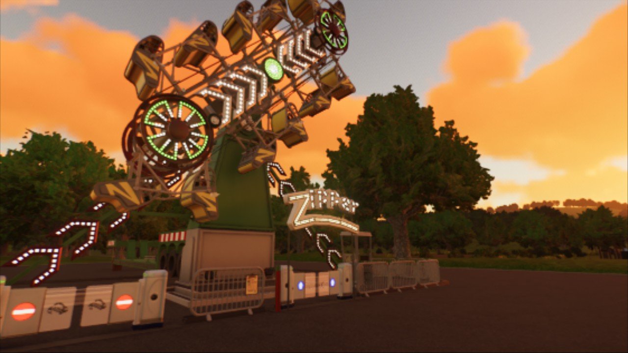 Zipper Kick Flip Blueprint - Planet Coaster 2 mod - Frontier Workshop