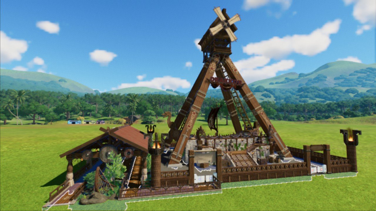 Drakkor: Viking Ship Ride Skin - Planet Coaster 2 creation - Frontier ...