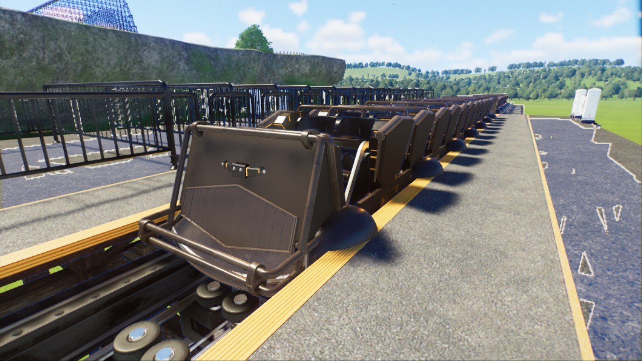 Iron Cliff Coaster Train - Planet Coaster 2 creation - Frontier Workshop