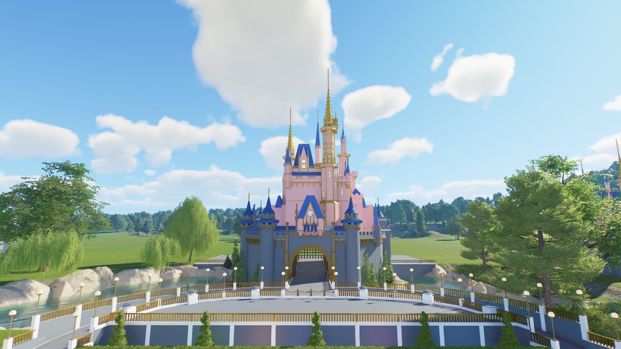 Completed Cinderella's Castle - Workshop - Planet Coaster 2