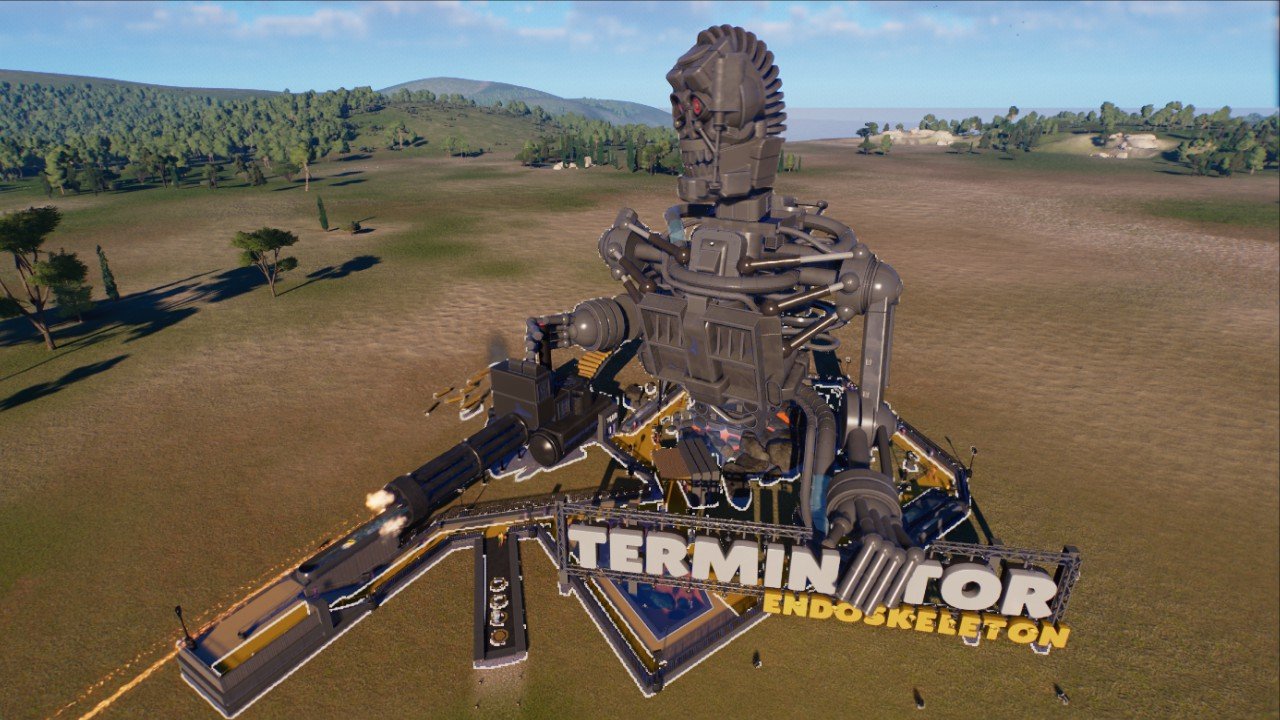 Terminator Endoskeleton - Planet Coaster 2 mod - Frontier Workshop