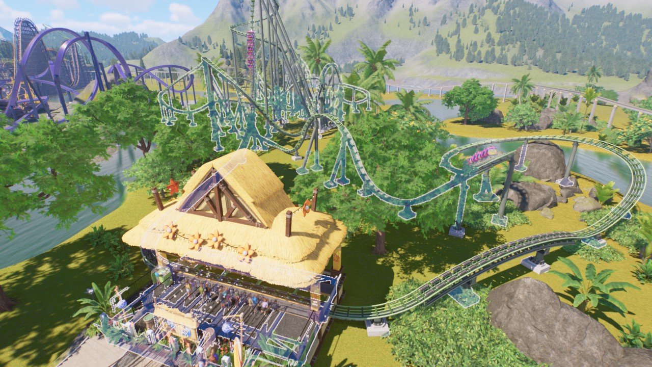 Zuul Buggy Coaster - Planet Coaster 2 mod - Frontier Workshop