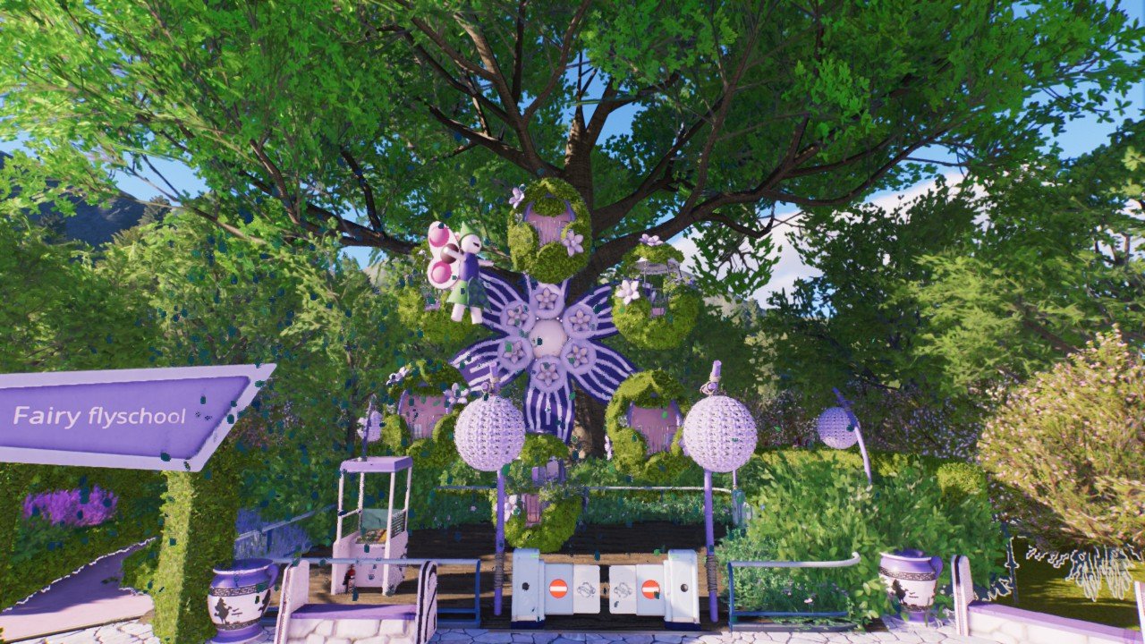 Fairy flyschool - Planet Coaster 2 mod - Frontier Workshop