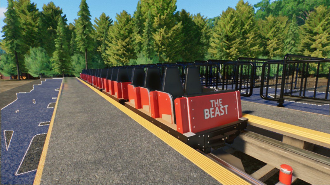 The Beast trains (OLD) - Planet Coaster 2 creation - Frontier Workshop