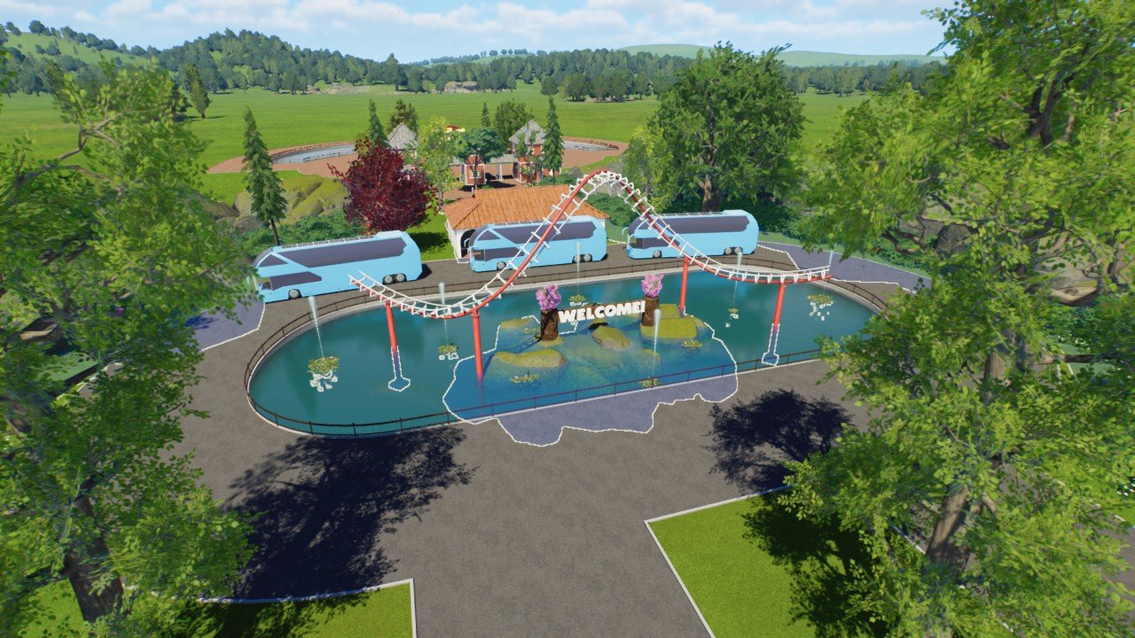 Generic Park Entrance - Planet Coaster 2 mod - Frontier Workshop