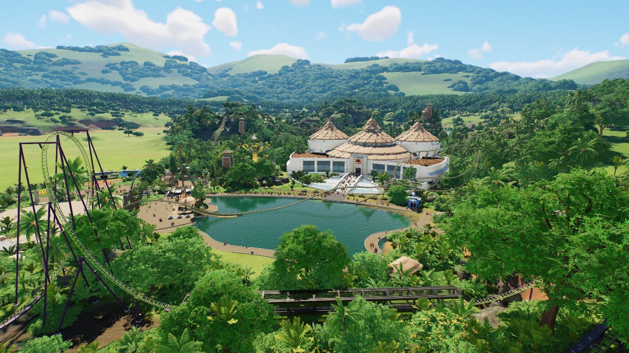 Jurassic Park Theme Park Workshop Planet Coaster 2