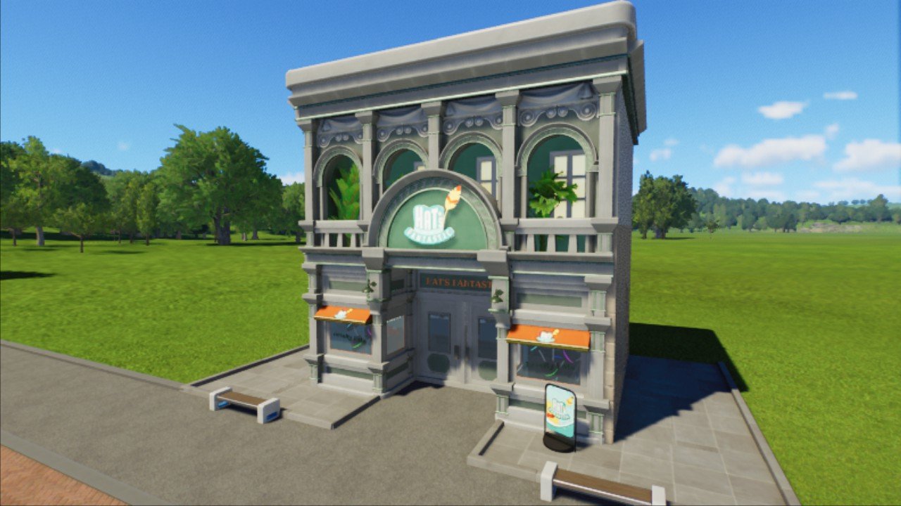 Main Street Hats Fantastic Gift Shop - Planet Coaster 2 mod - Frontier ...