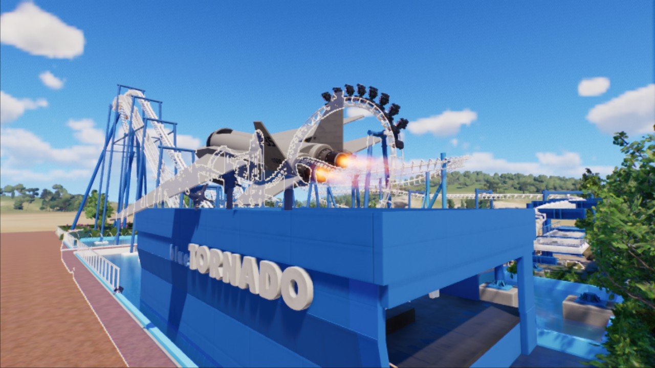 BLUE TORNADO VEKOMA COASTER - Planet Coaster 2 mod - Frontier Workshop