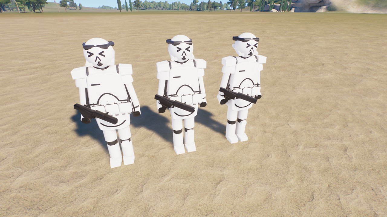 Star Wars Stormtrooper - Workshop - Planet Coaster 2