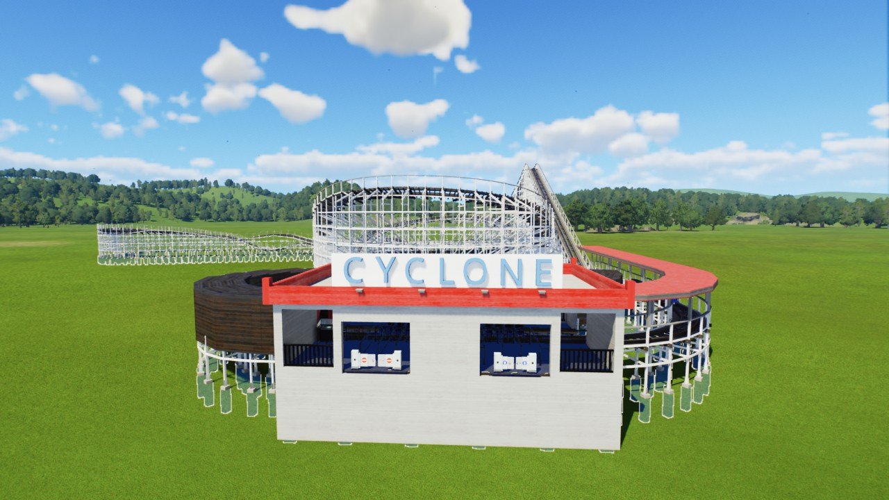 Lakeside Cyclone - Planet Coaster 2 mod - Frontier Workshop