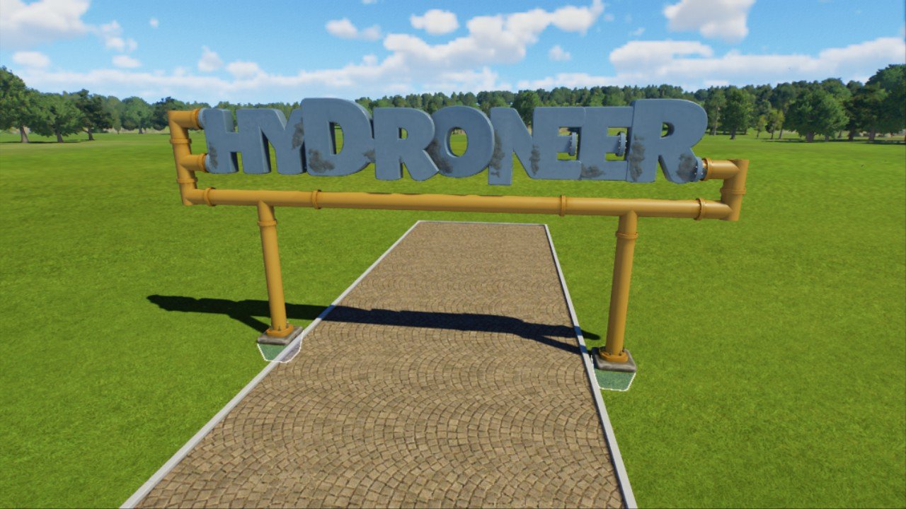 Rce Hydroneer Sign - Workshop - Planet Coaster 2