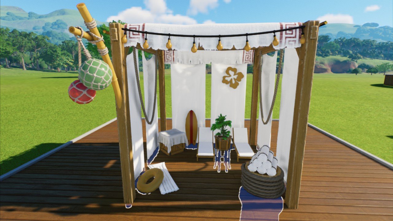 Resort Themed Beach Cabana - Workshop - Planet Coaster 2