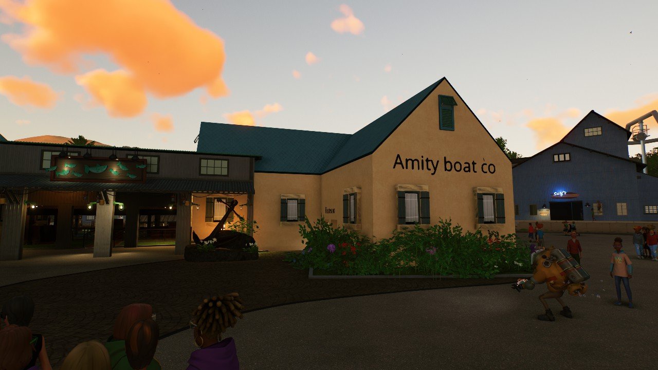 Amity Beach Jaws The Ride - Planet Coaster 2 creation - Frontier Workshop