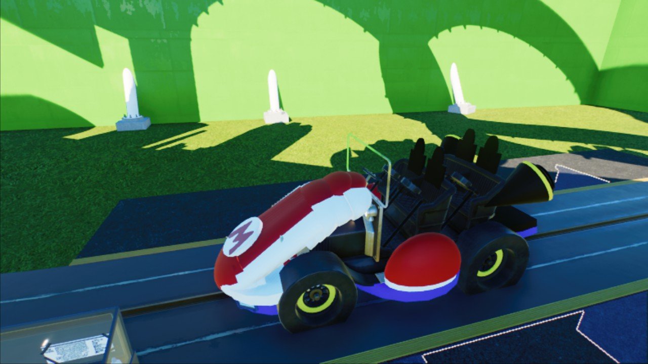 MARIO KART CUSTOM TRAIN - Planet Coaster 2 creation - Frontier Workshop