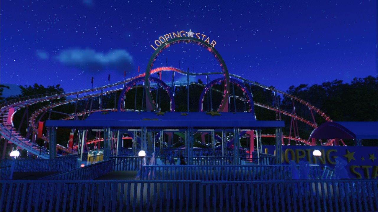 Looping Star KIRMES RGB - Planet Coaster 2 mod - Frontier Workshop
