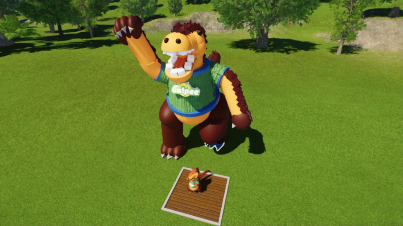 Gulpee statue - Planet Coaster 2 creation - Frontier Workshop