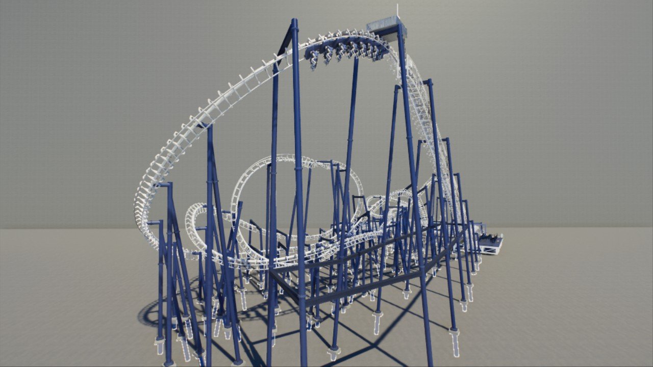 Custom supported realistic SLC (Fixed Supports) - Planet Coaster 2 ...