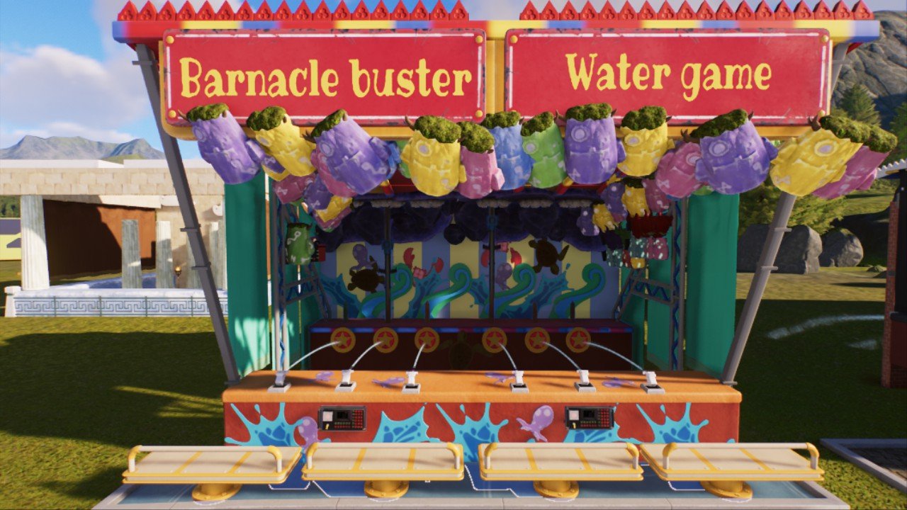 Barnacle Buster Carnival game - Planet Coaster 2 mod - Frontier Workshop