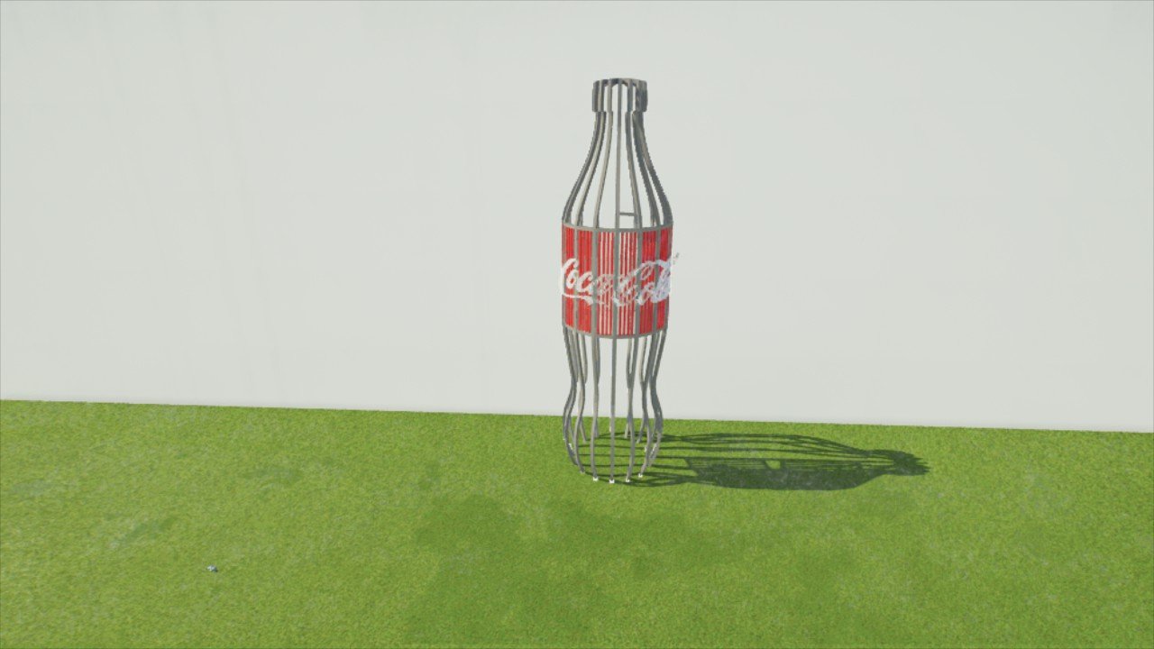 Coca cola bottle - Planet Coaster 2 mod - Frontier Workshop