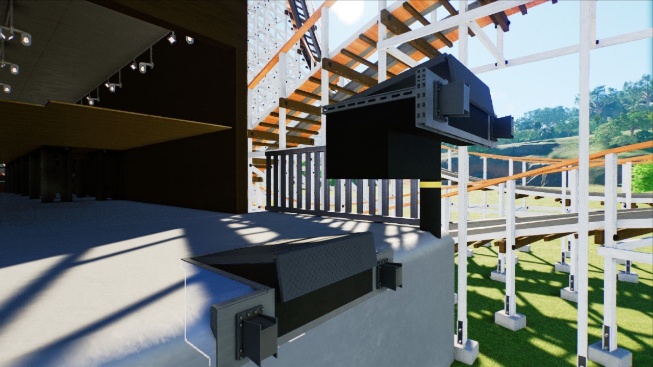 Loading Dock Plate Raised - Workshop - Planet Coaster 2