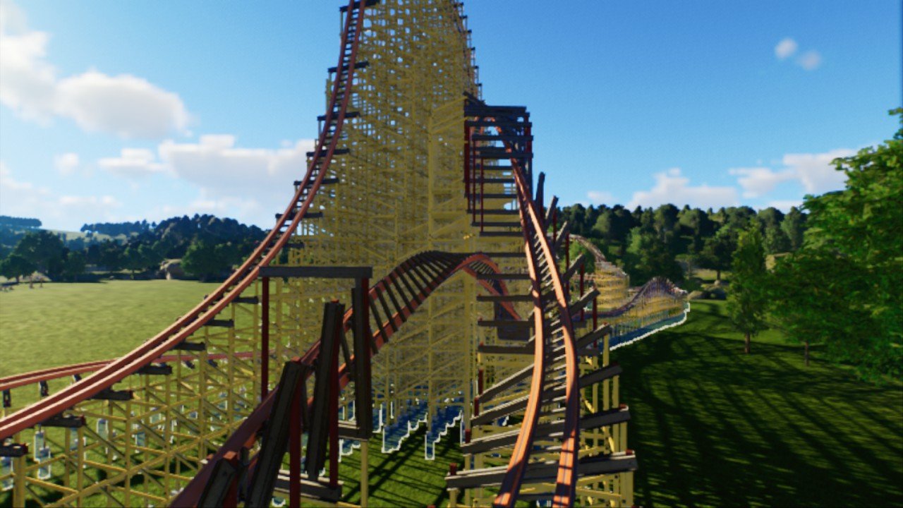 Custom RMC Hybrid Coaster - Planet Coaster 2 mod - Frontier Workshop