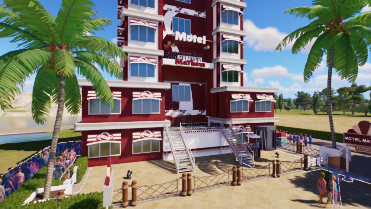 Motel Mayhem Drop Ride - Workshop - Planet Coaster 2