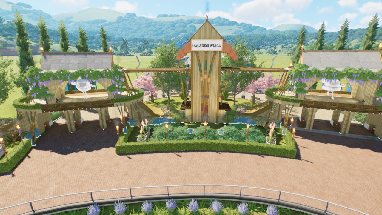 Park Entrance Resort Themed - Planet Coaster 2 mod - Frontier Workshop