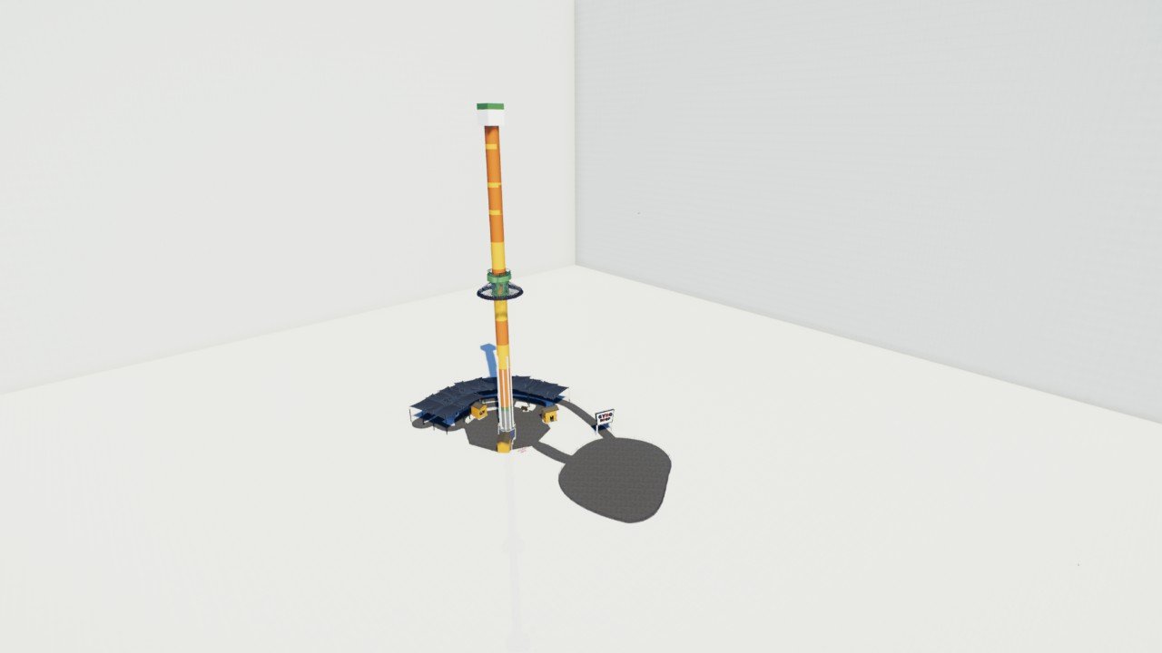 Intamin Gyro drop - Planet Coaster 2 mod - Frontier Workshop