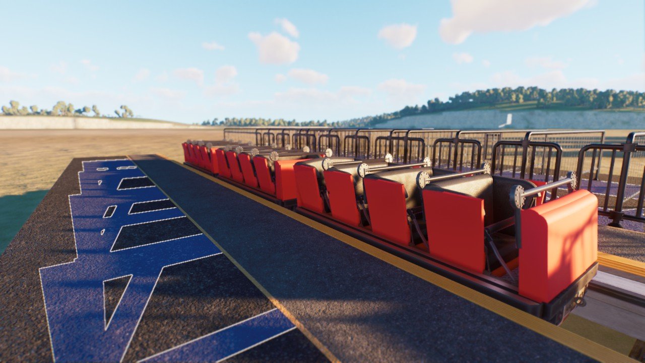 Plain 4-bench wooden coaster trains - Workshop - Planet Coaster 2