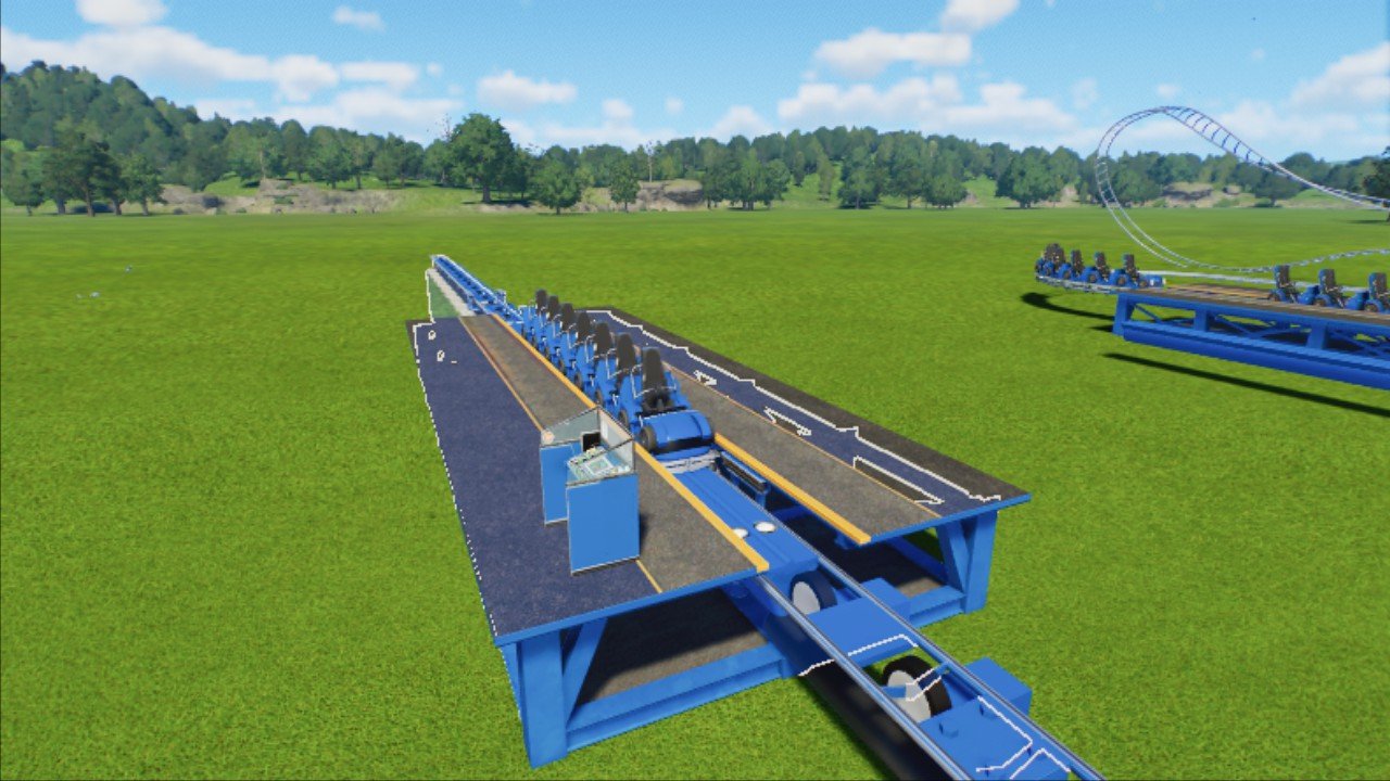 Intamin Hot Racer trains Optimized - Planet Coaster 2 creation ...