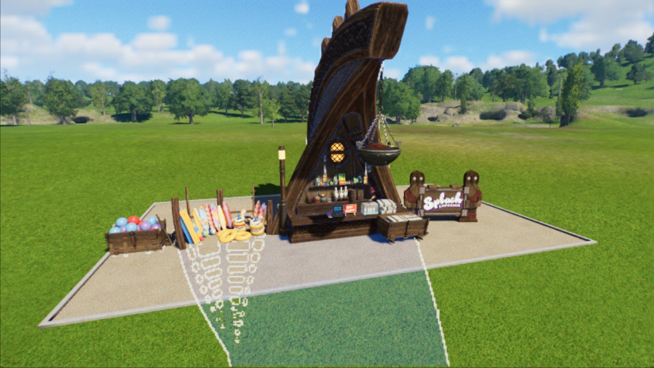 VIKING SPLASH GIFT SHOP - Planet Coaster 2 creation - Frontier Workshop
