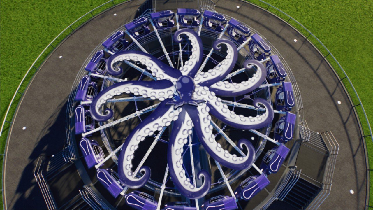 The octopus - Planet Coaster 2 mod - Frontier Workshop