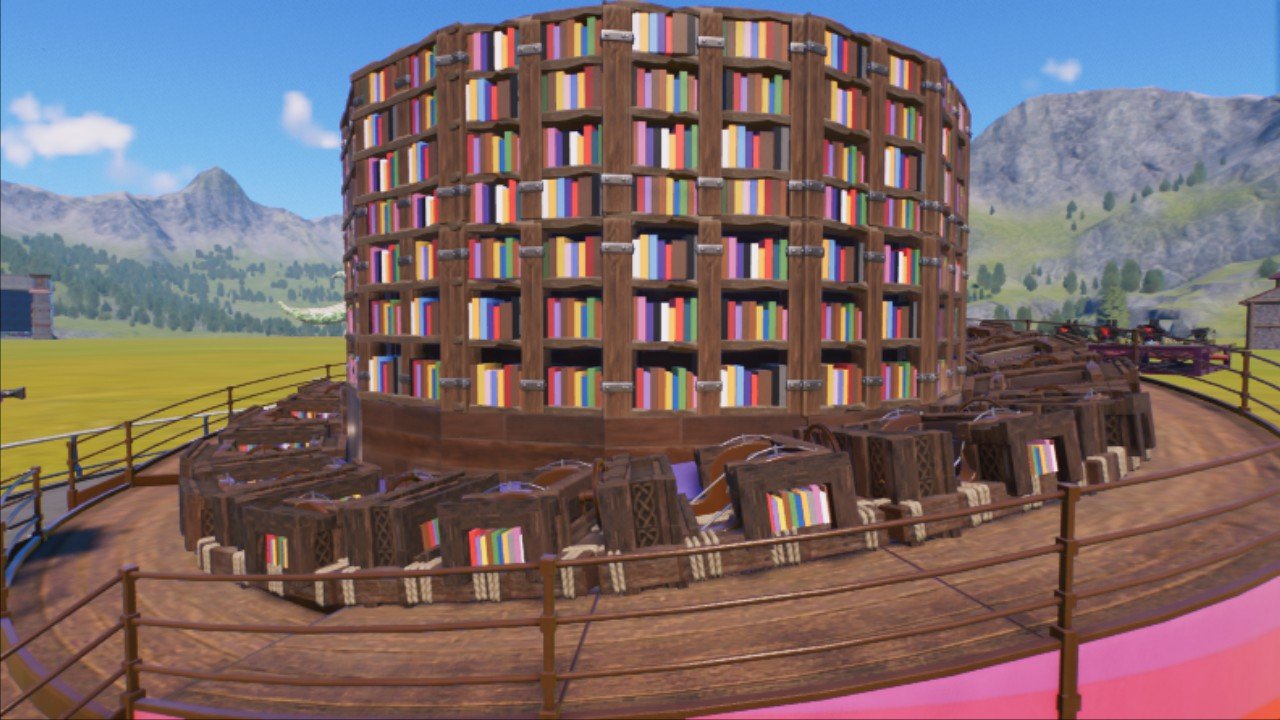 Magic Library Monte Leone - Planet Coaster 2 mod - Frontier Workshop