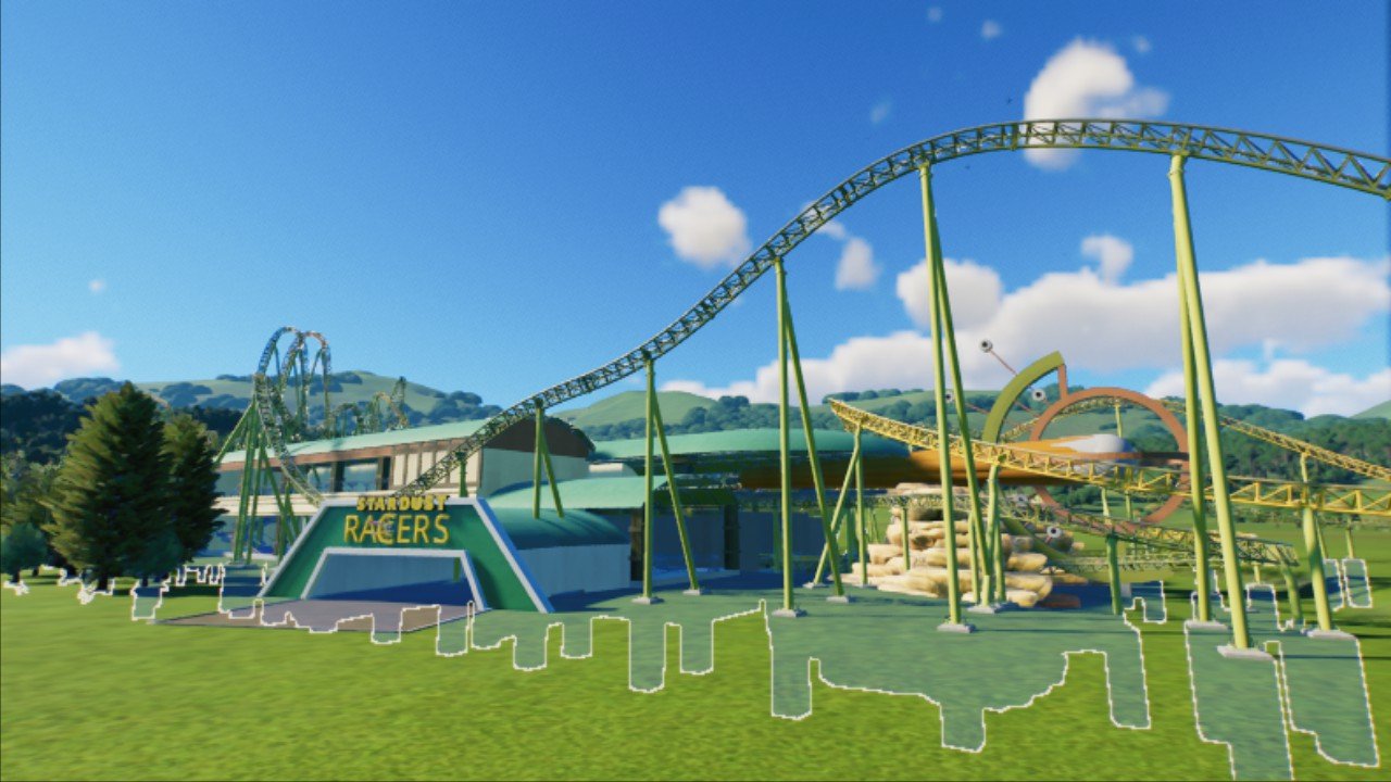 Stardust Racers Recration - Planet Coaster 2 mod - Frontier Workshop