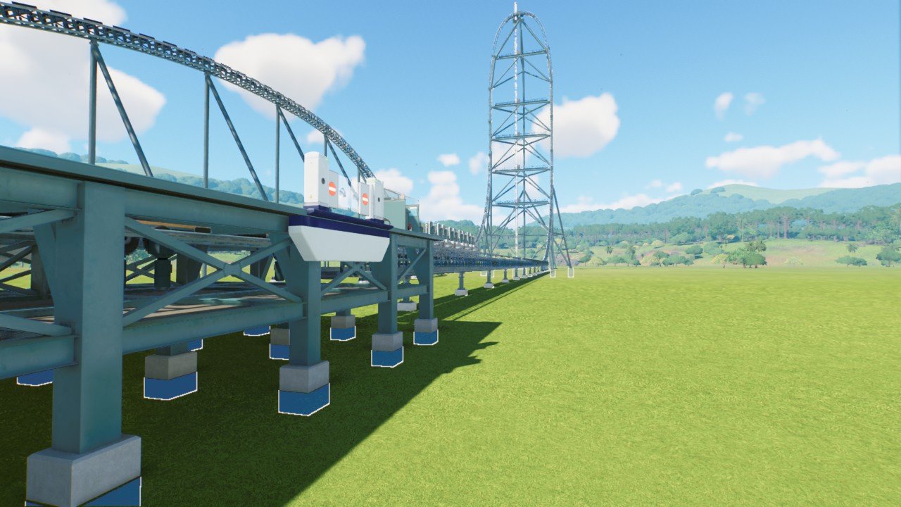 Top Hat Roller Coaster - Planet Coaster 2 mod - Frontier Workshop