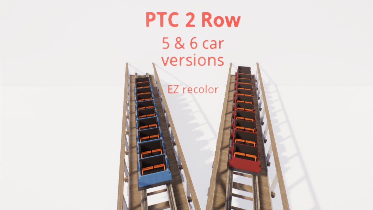 Two Row PTC Trains - Workshop - Planet Coaster 2