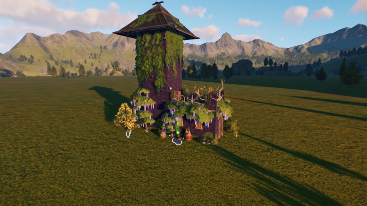 Spooky Witch Hut Shell - Planet Coaster 2 mod - Frontier Workshop