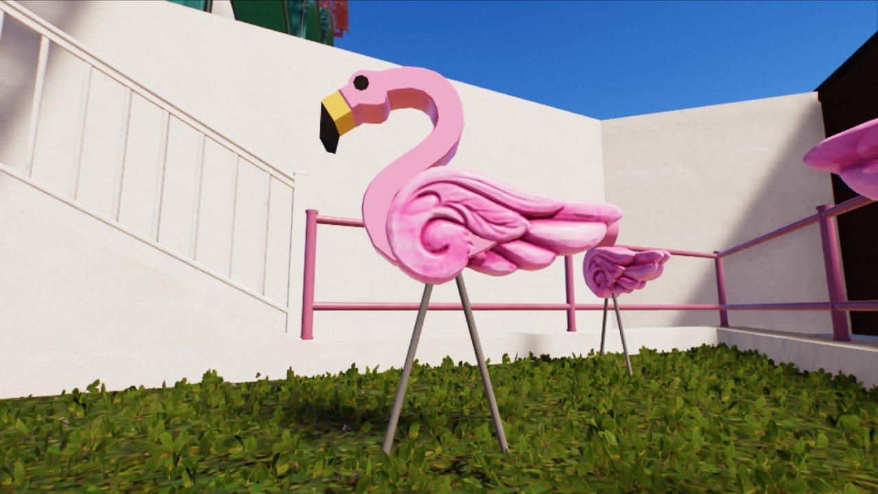 Lawn Flamingo by _Fog - Planet Coaster 2 mod - Frontier Workshop