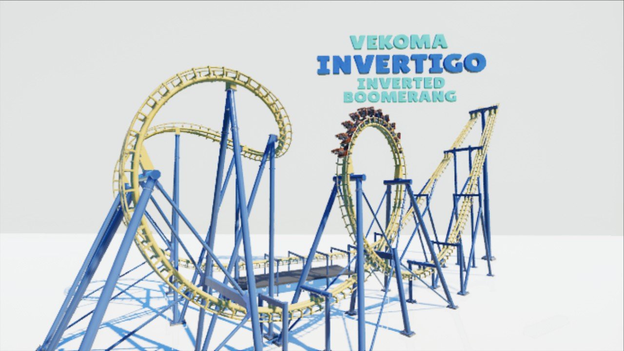 Vekoma Invertigo Model - Planet Coaster 2 mod - Frontier Workshop
