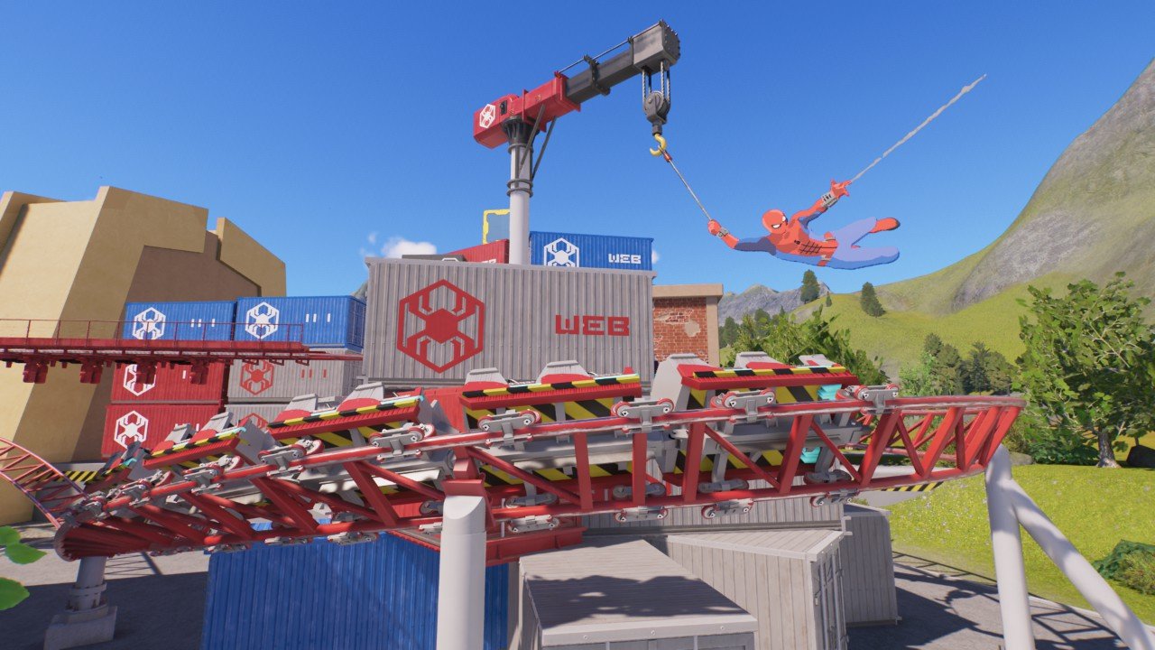 Spider-Man Coaster SH Disneyland - Workshop - Planet Coaster 2