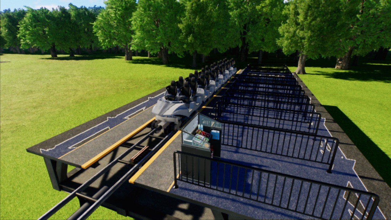 Intamin Blitz Trains On New Gen Track - Workshop - Planet Coaster 2