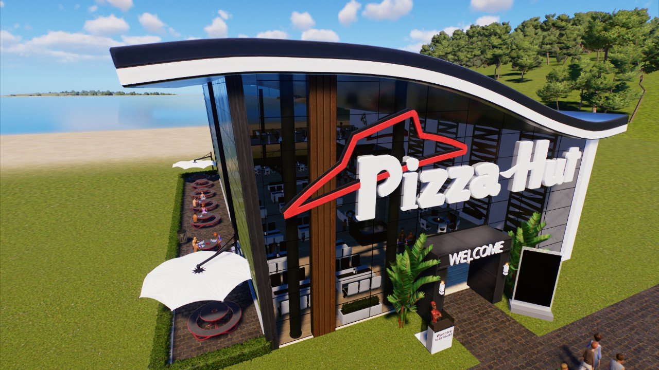 pizza hut restaurant V1 - Workshop - Planet Coaster 2