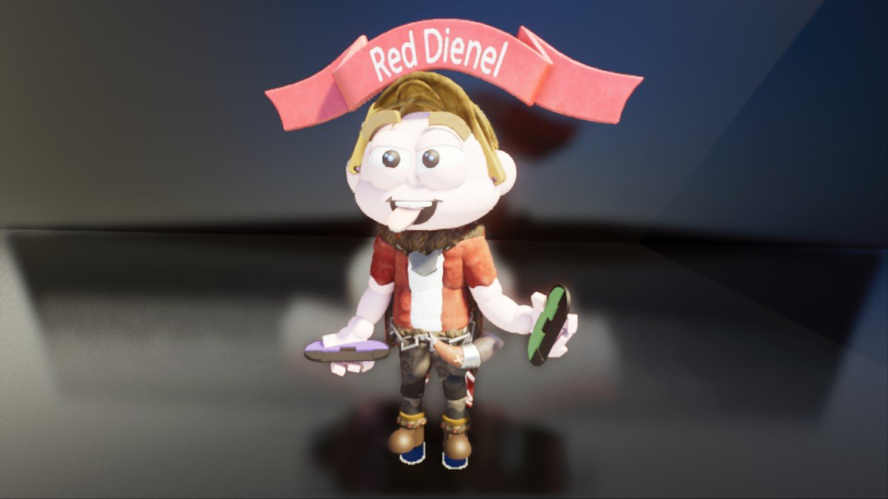 Red Dienel Planco friend - Planet Coaster 2 mod - Frontier Workshop