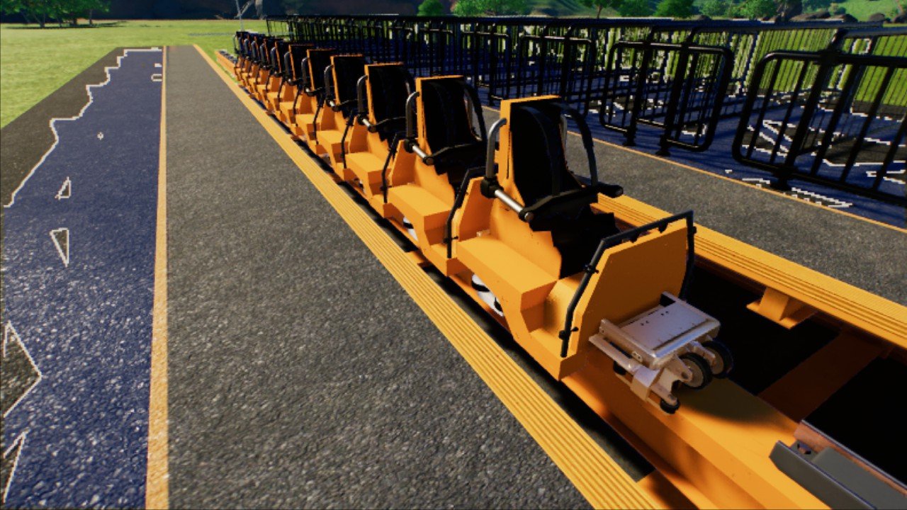 Updated RMC Raptor Trains - Planet Coaster 2 mod - Frontier Workshop