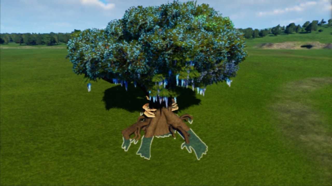 Wishing Tree - Planet Coaster 2 creation - Frontier Workshop