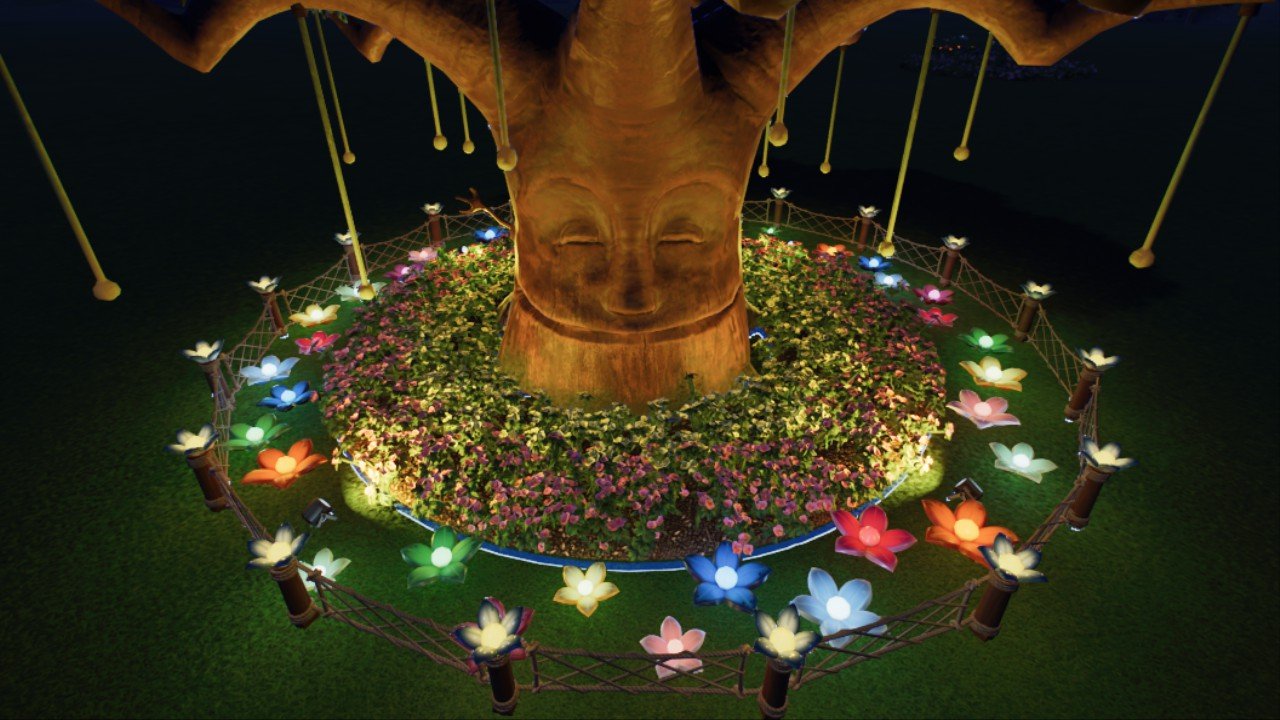 The Wishing Tree Centerpiece - Planet Coaster 2 mod - Frontier Workshop